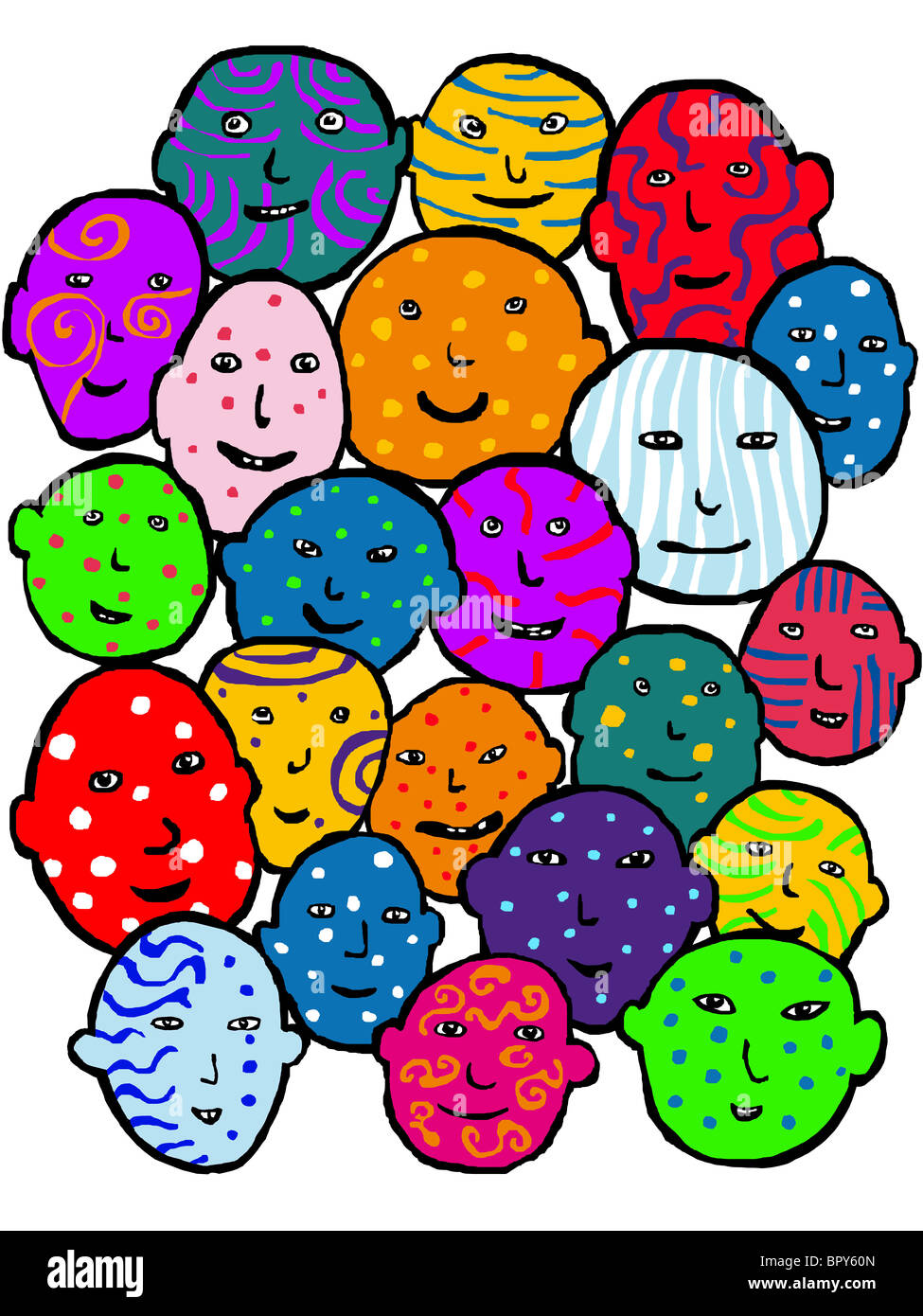 Collection of faces hi-res stock photography and images - Alamy
