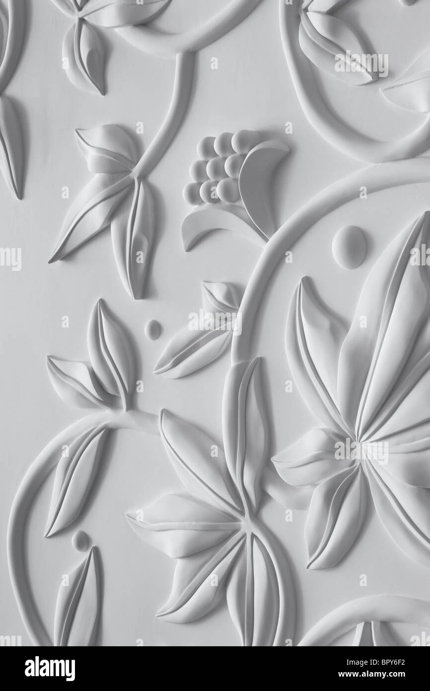 Detail of the plaster frieze in the entrance of the Four Seasons Hotel ...