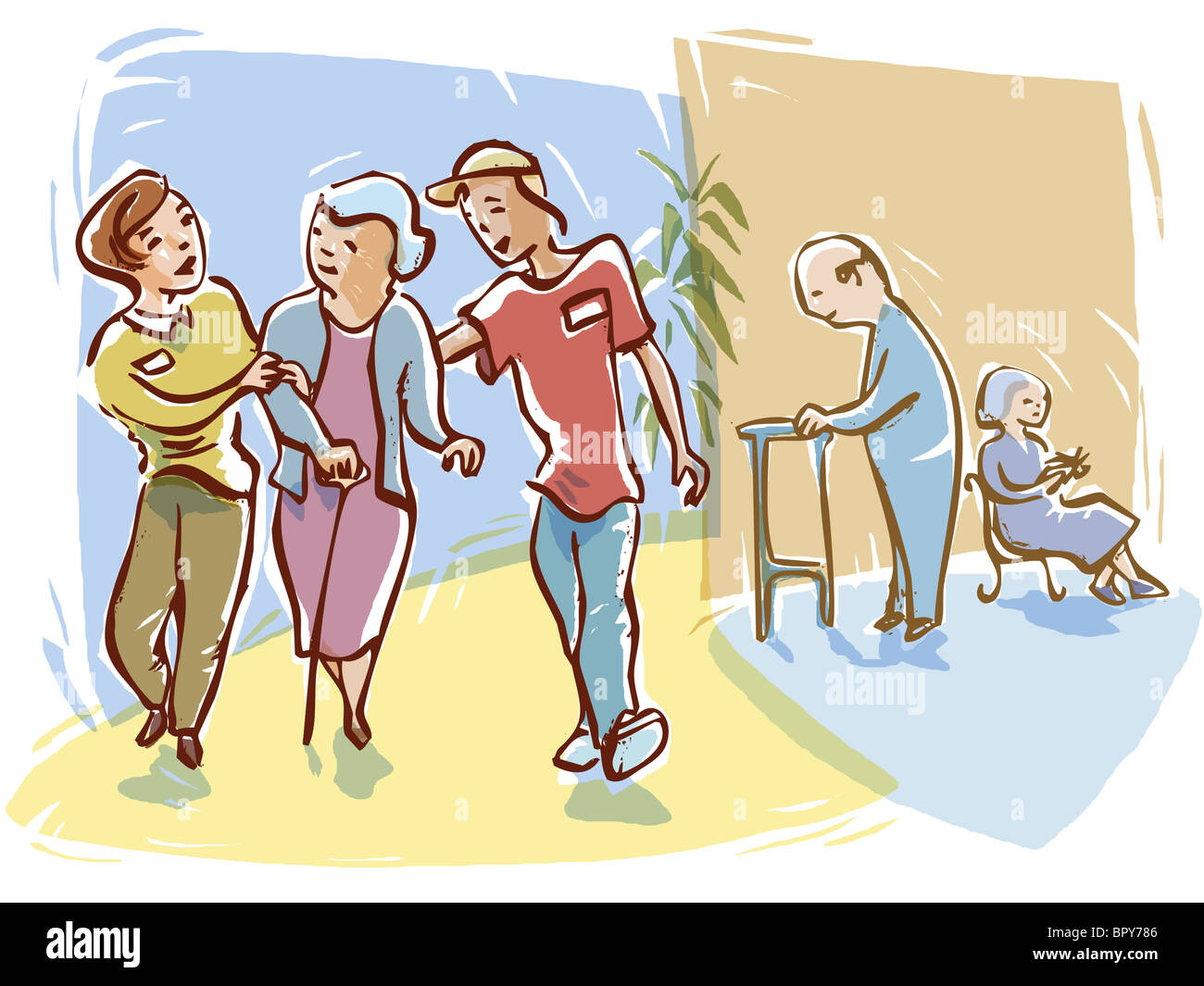 Escorting hi-res stock photography and images - Alamy