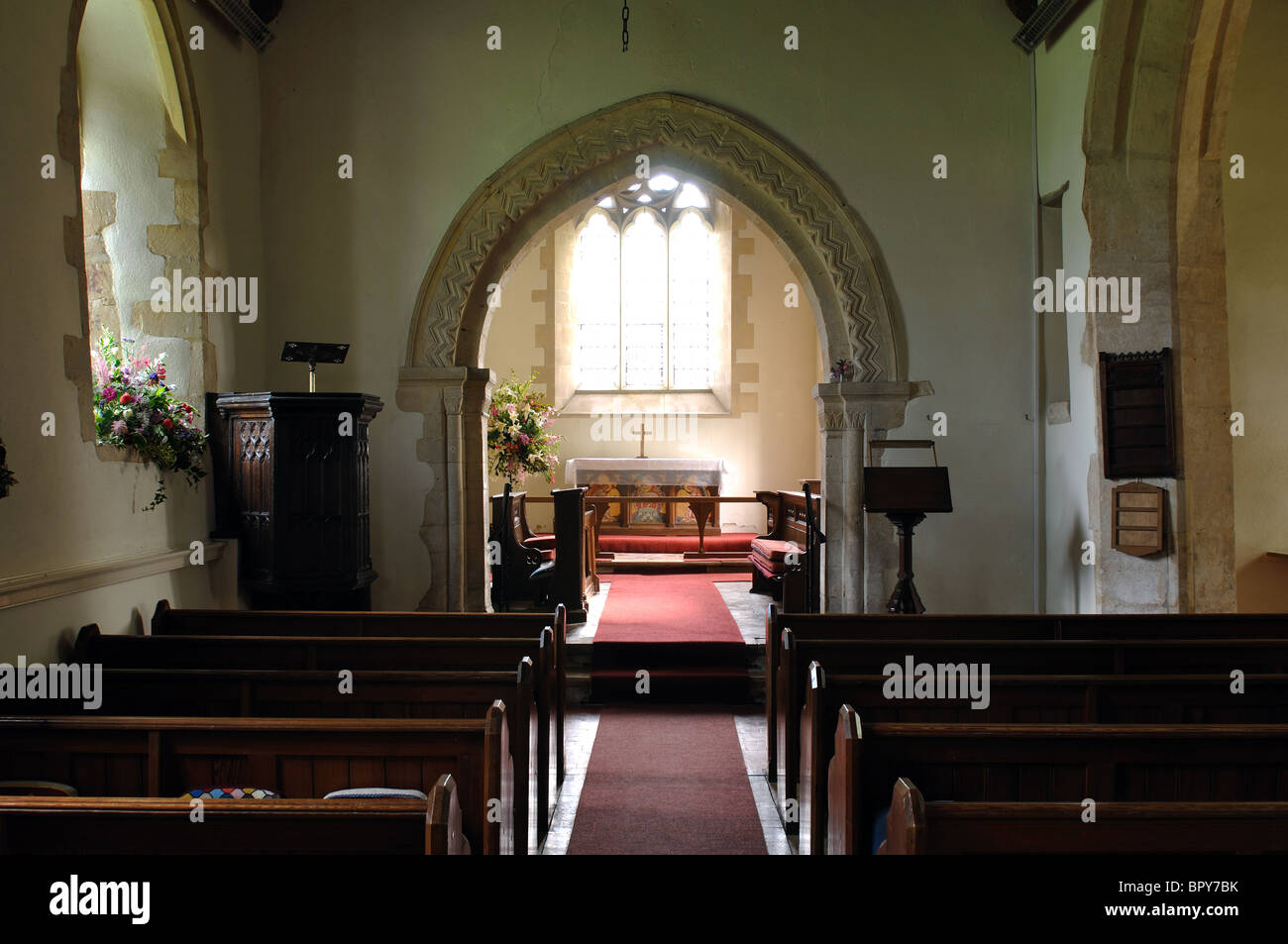 St. Edward`s Church, Evenlode, Gloucestershire, England, UK Stock Photo ...