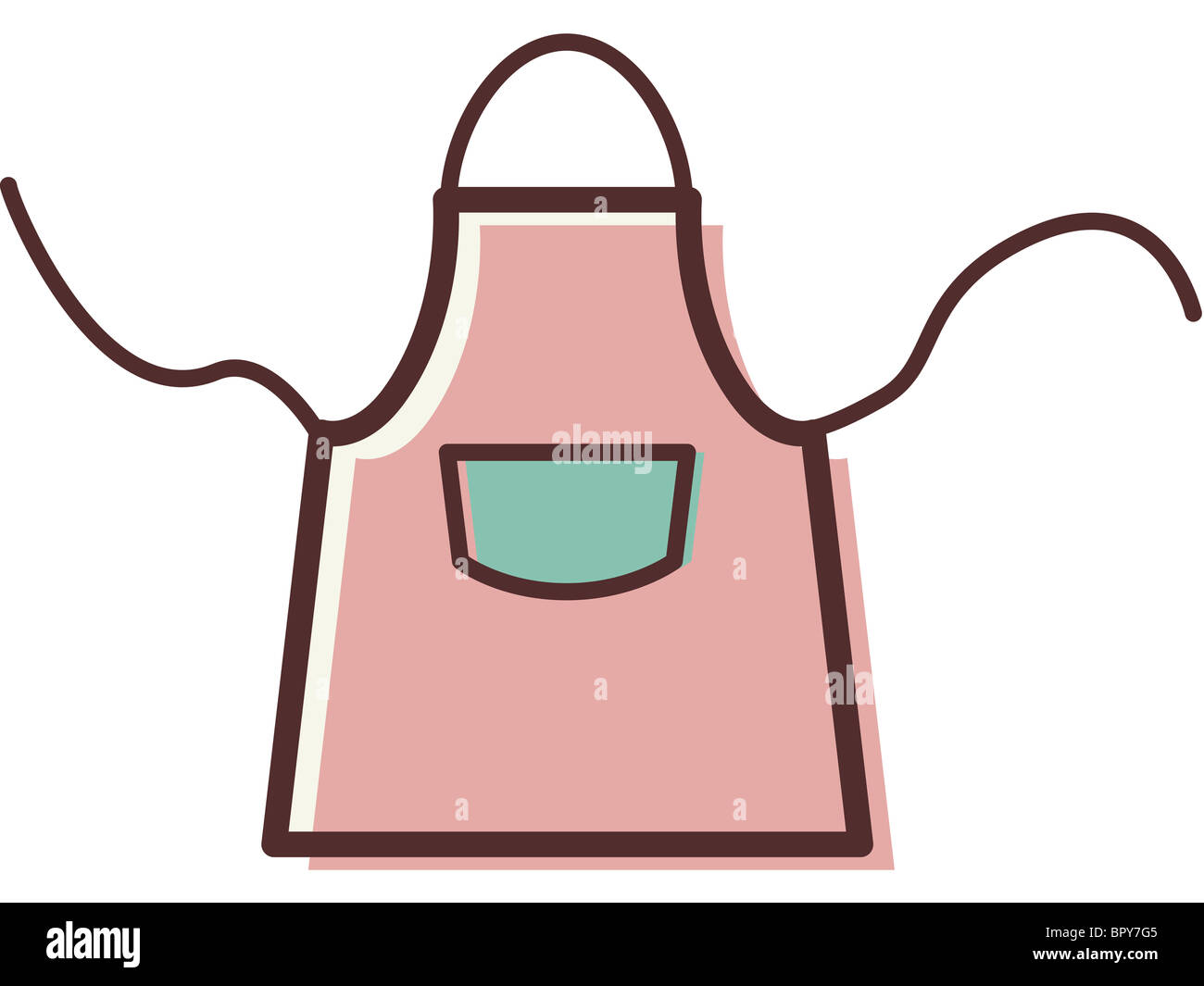 Apron illustration hi-res stock photography and images - Alamy