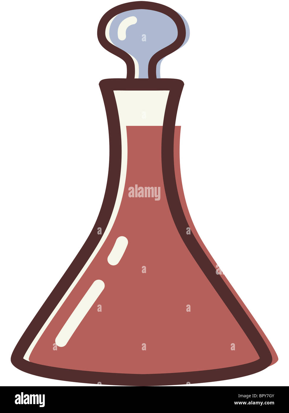 An illustration of a carafe Stock Photo - Alamy