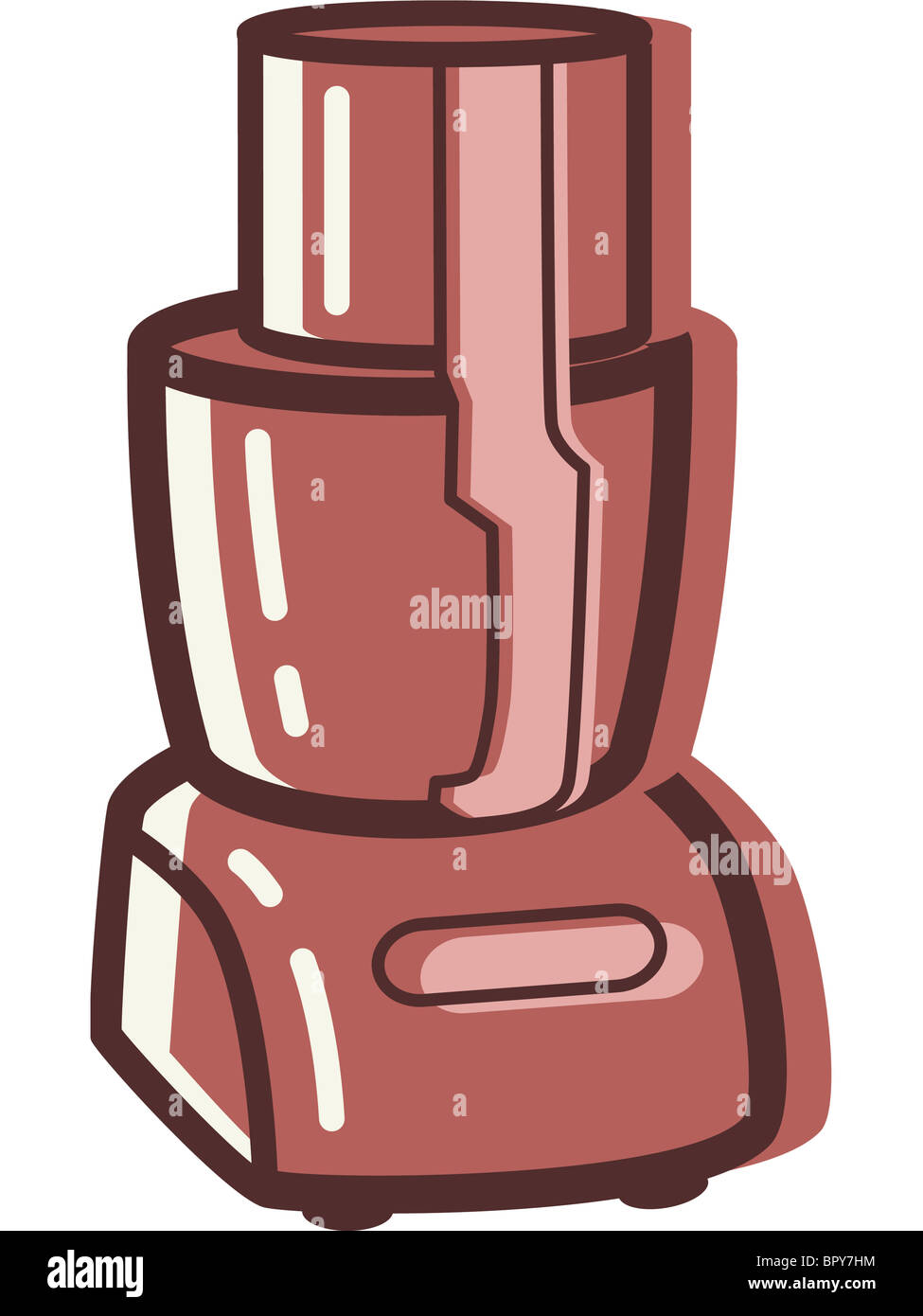 Illustration of a food processor Stock Photo - Alamy