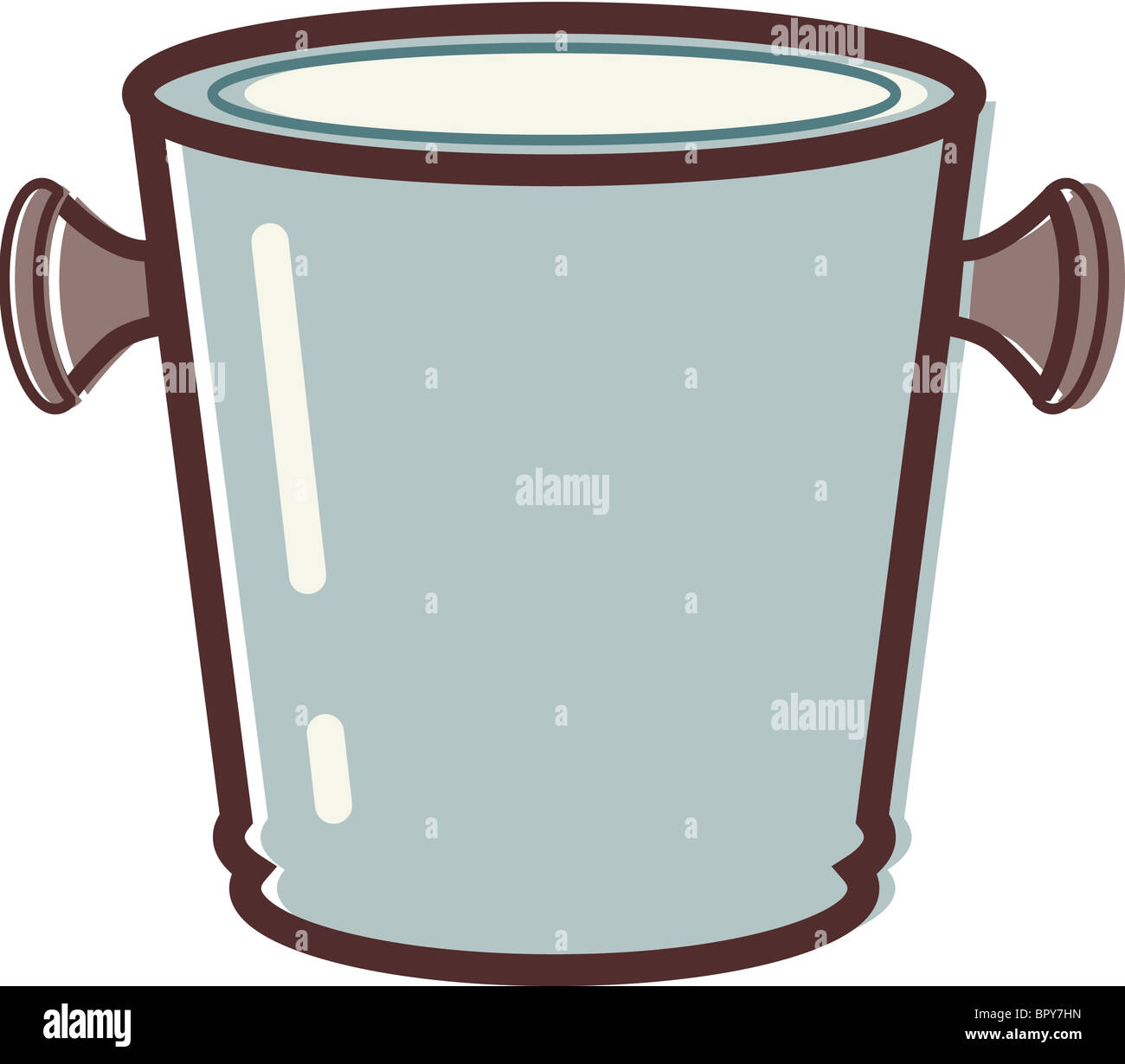 Illustration of an ice bucket Stock Photo - Alamy