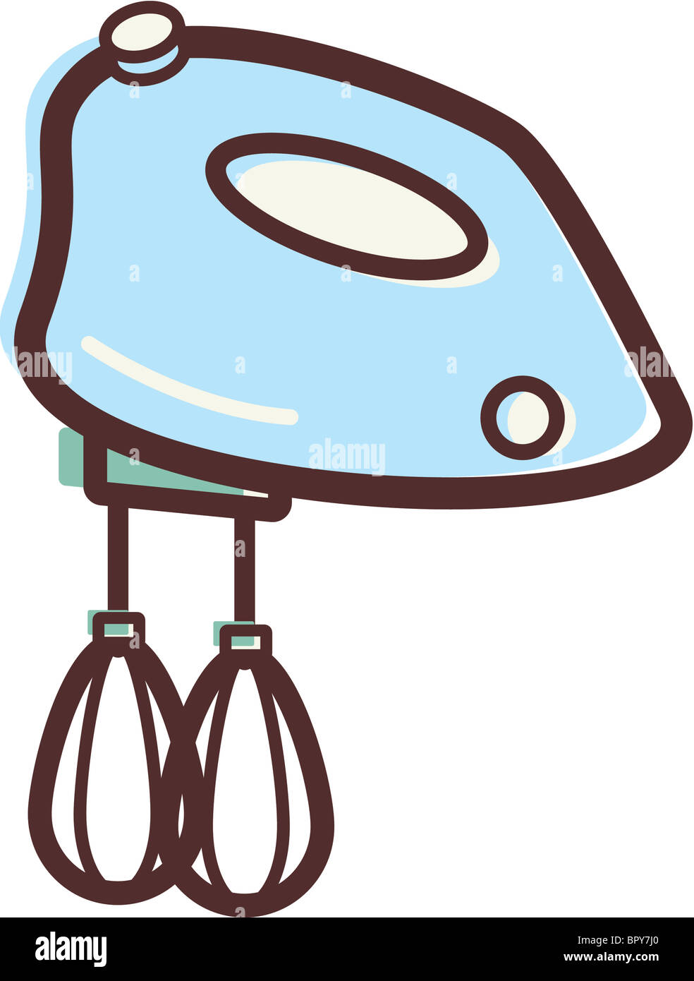 Illustration of an egg beater Stock Photo - Alamy