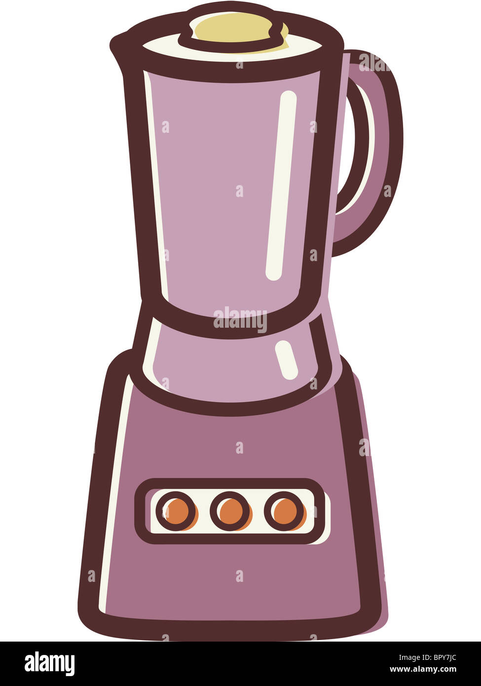 Illustration of a blender Stock Photo - Alamy