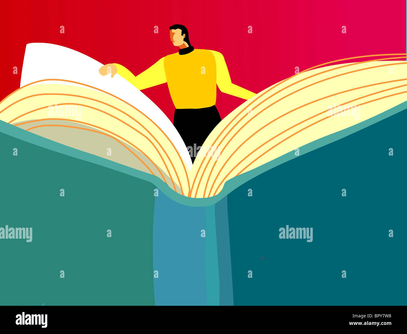 Giant book hi-res stock photography and images - Alamy
