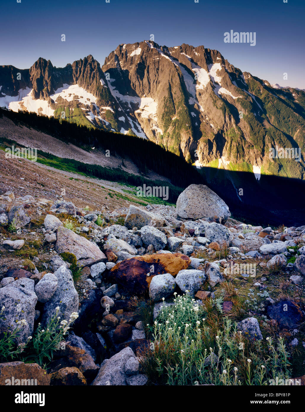 Johannesburg Mountain from Boston Basin, North Cascades National Park ...