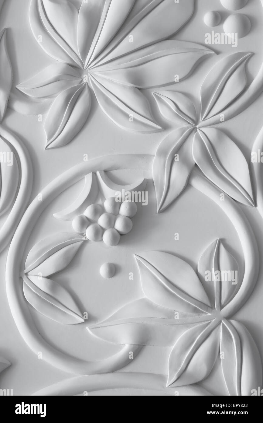 Detail of the plaster frieze in the entrance of the Four Seasons Hotel ...