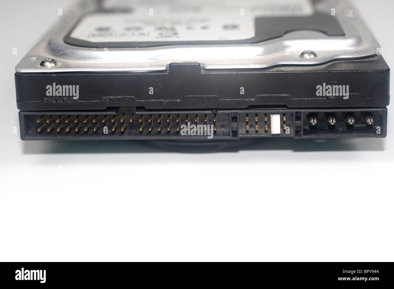 Computer hard disk close up of the parallel connector Stock Photo - Alamy