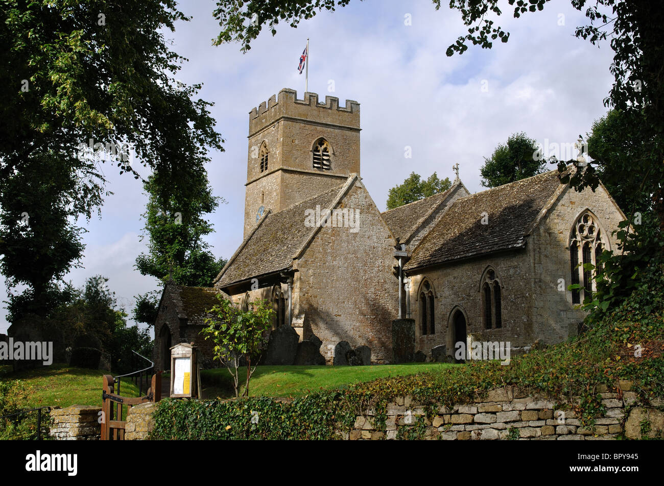 St. Edward`s Church, Evenlode, Gloucestershire, England, UK Stock Photo ...