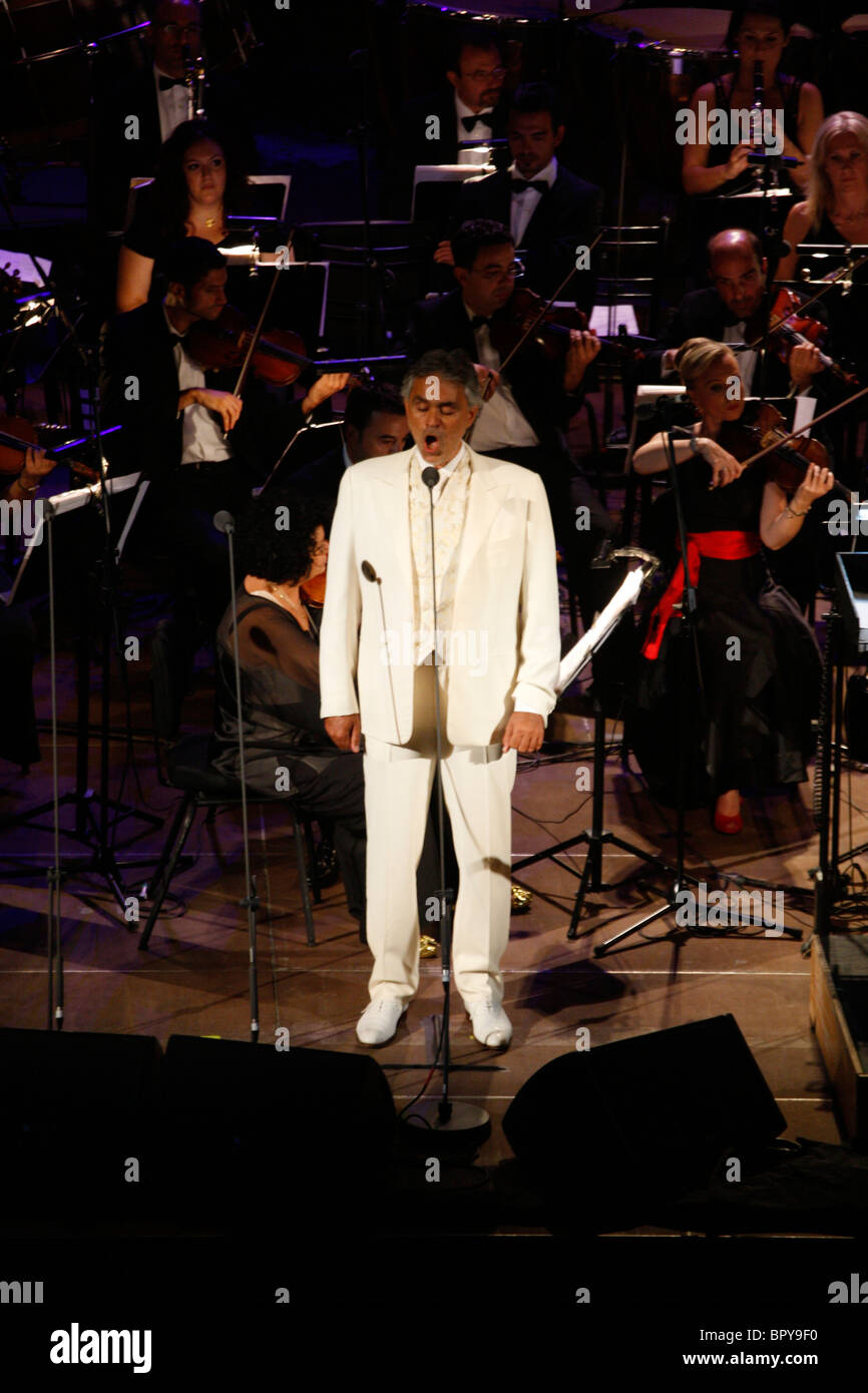 Singer Andrea Bocelli Stock Photo - Alamy