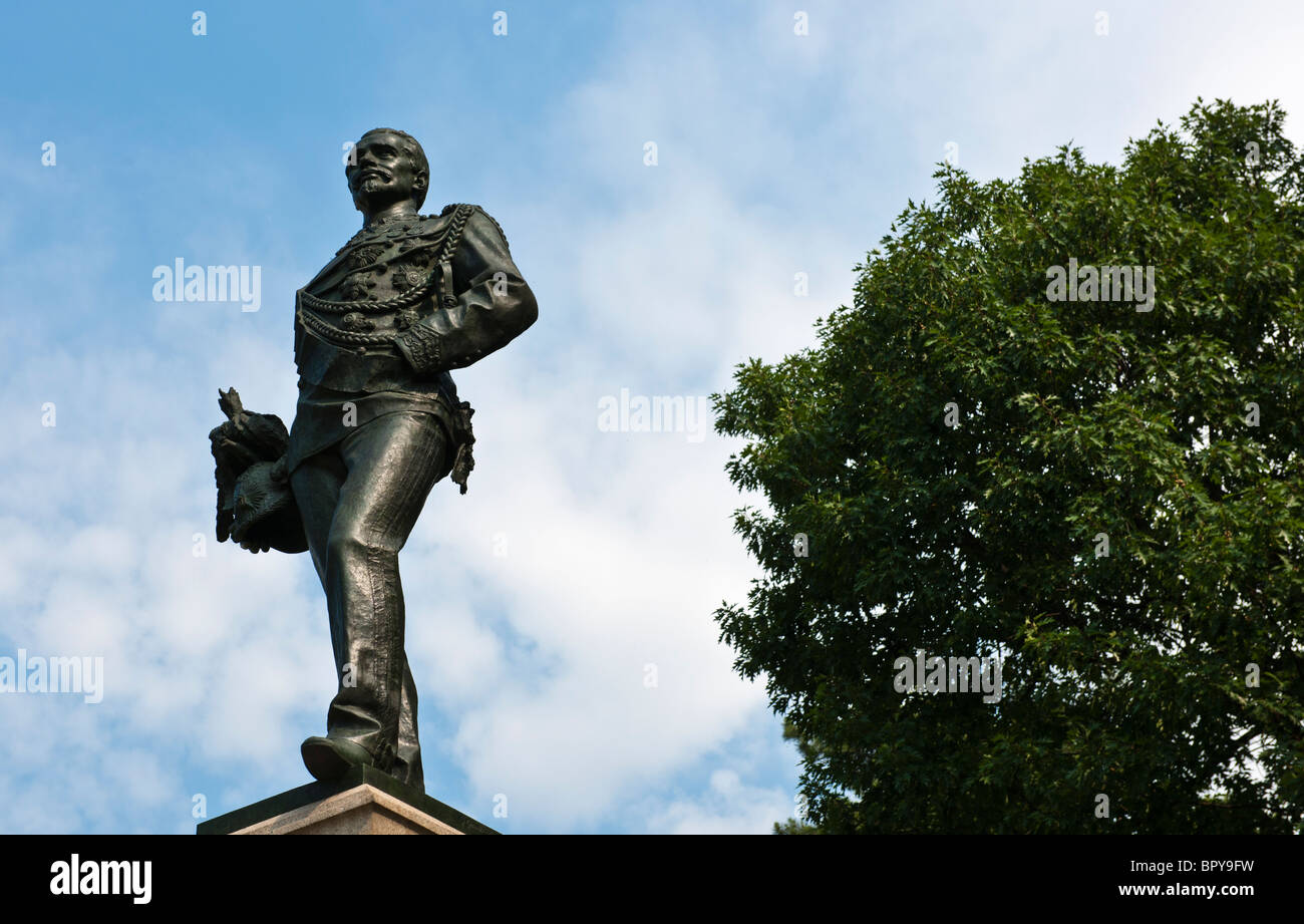 Italy,Turin, Cavour gardens, the monument to Carlo di Robilant Stock ...