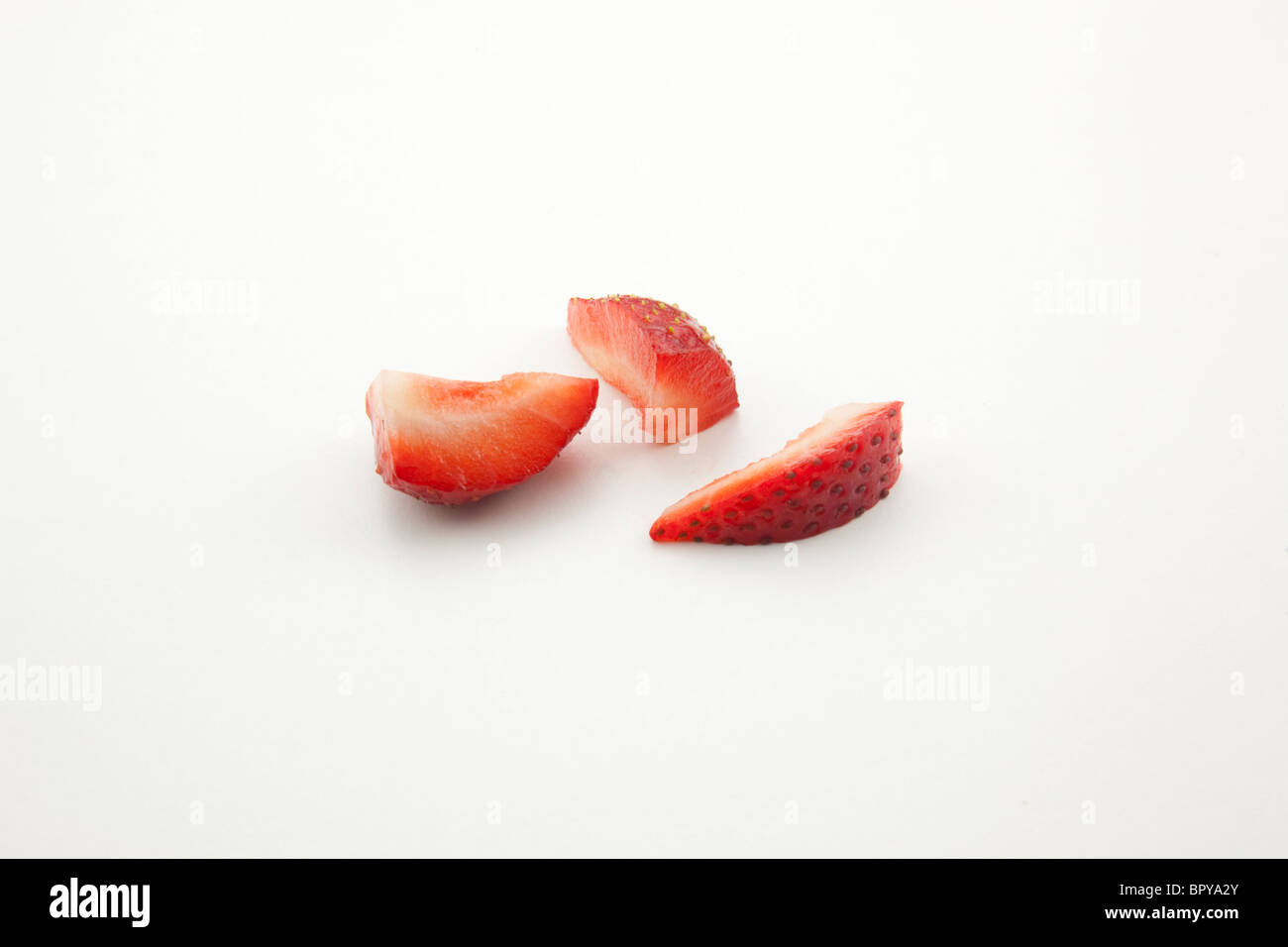 bite size pieces strawberries Stock Photo - Alamy