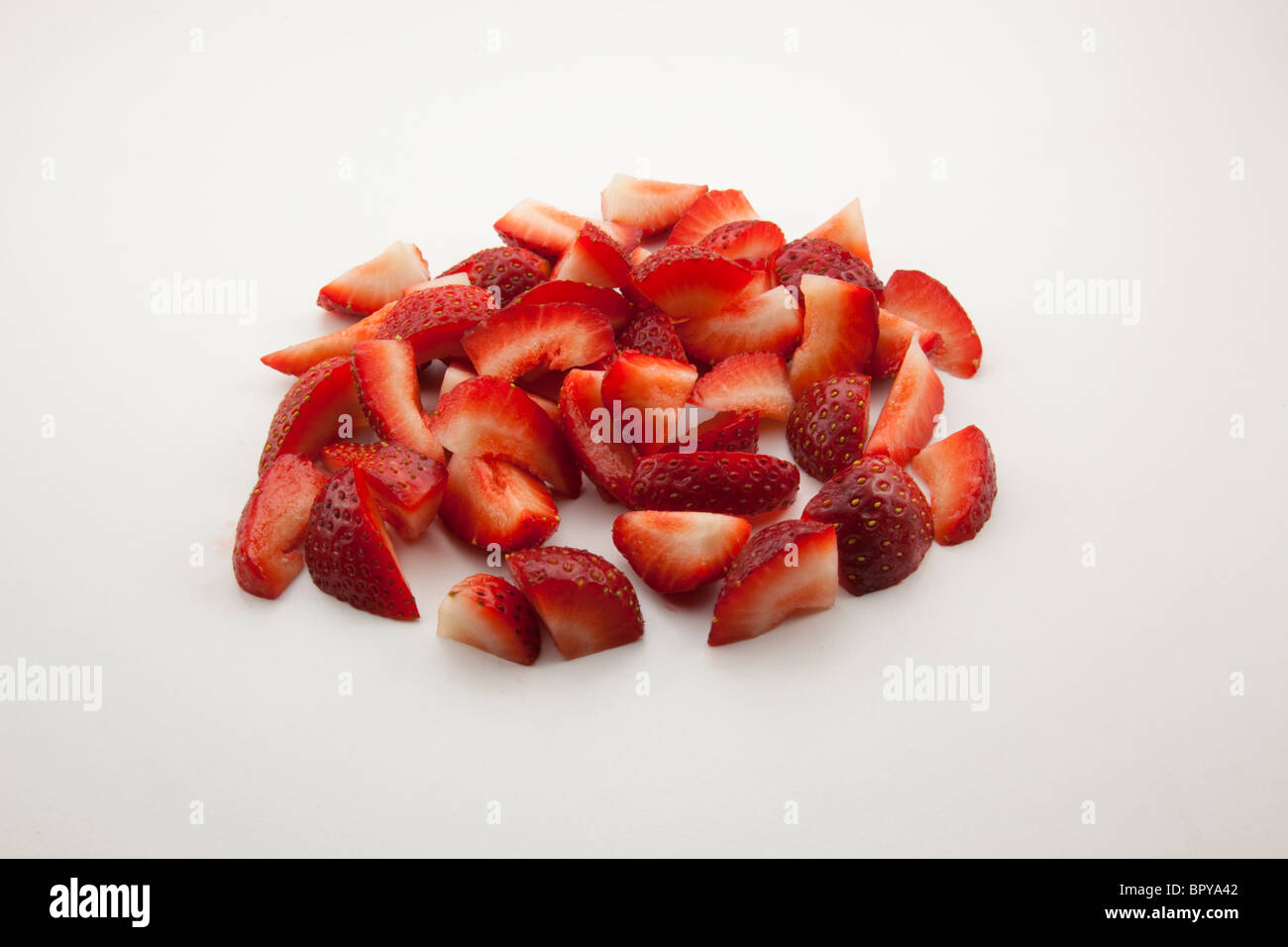 bite size strawberries Stock Photo - Alamy