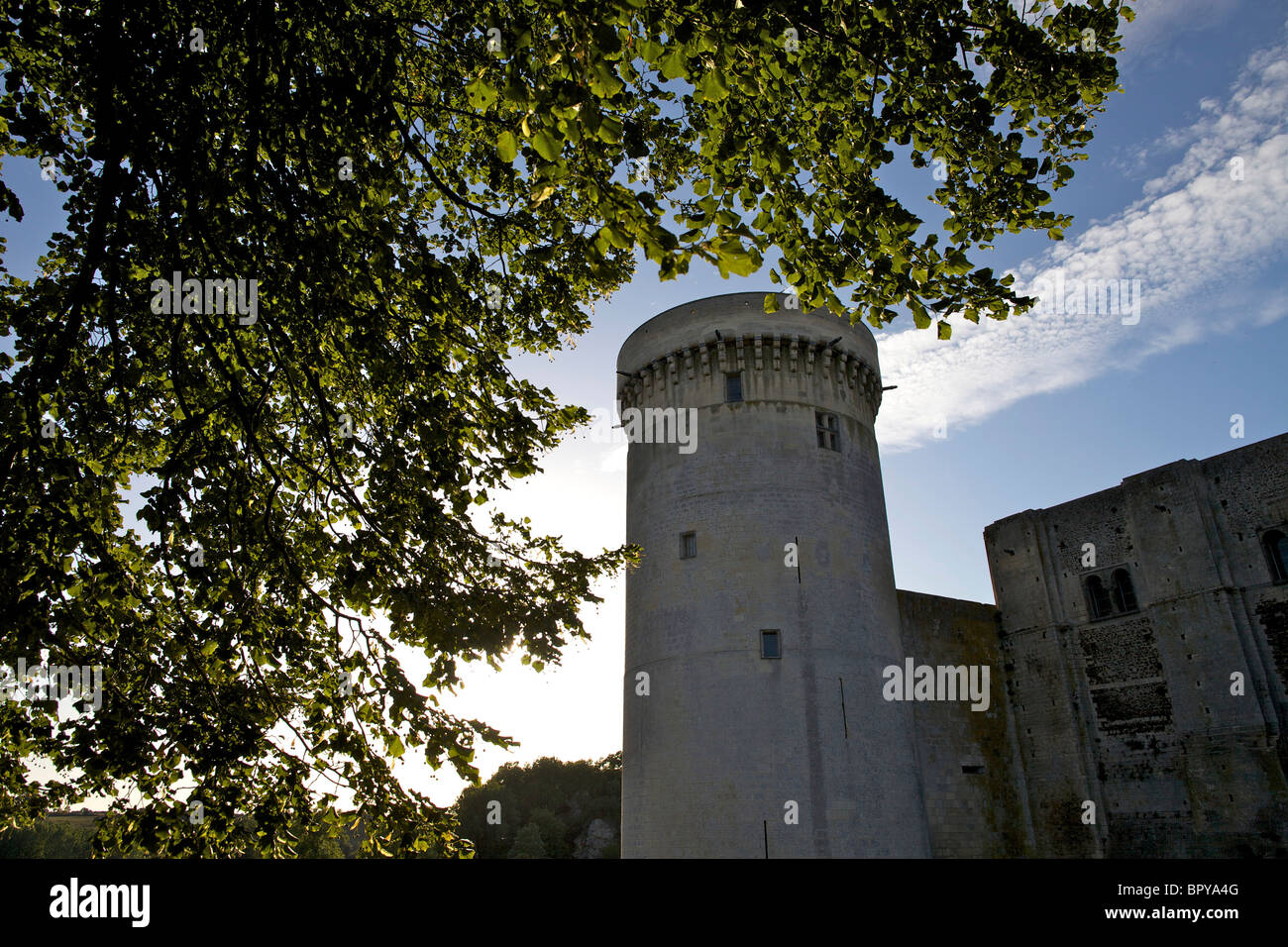 Falaise Castle birthplace of William the Conqueror Stock Photo - Alamy