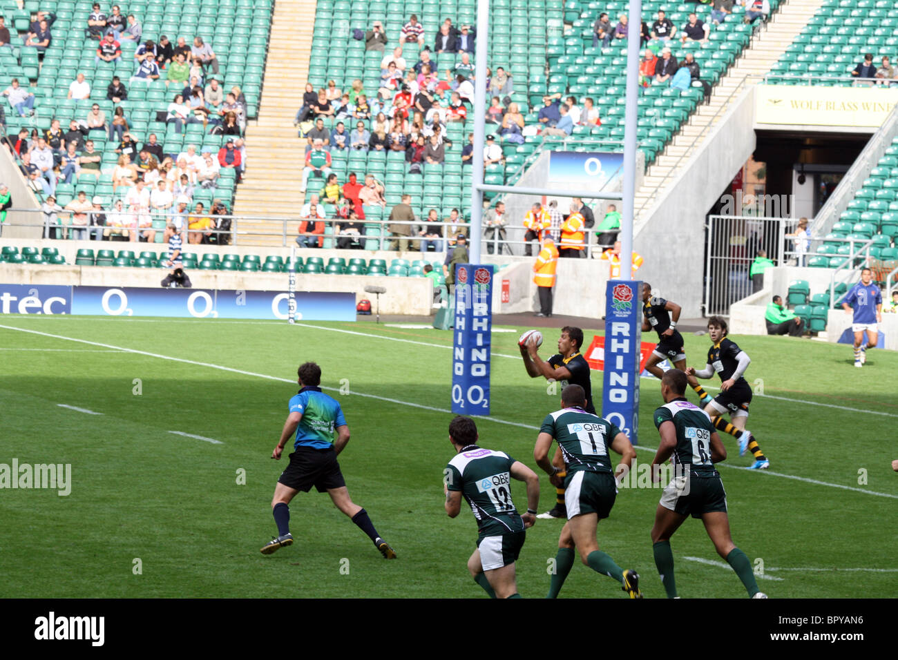 London Wasps playing London Irish at the Middlesex Charity 7's ...