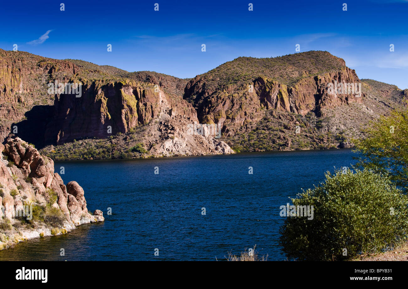 Canyon Lake of Arizona Stock Photo - Alamy