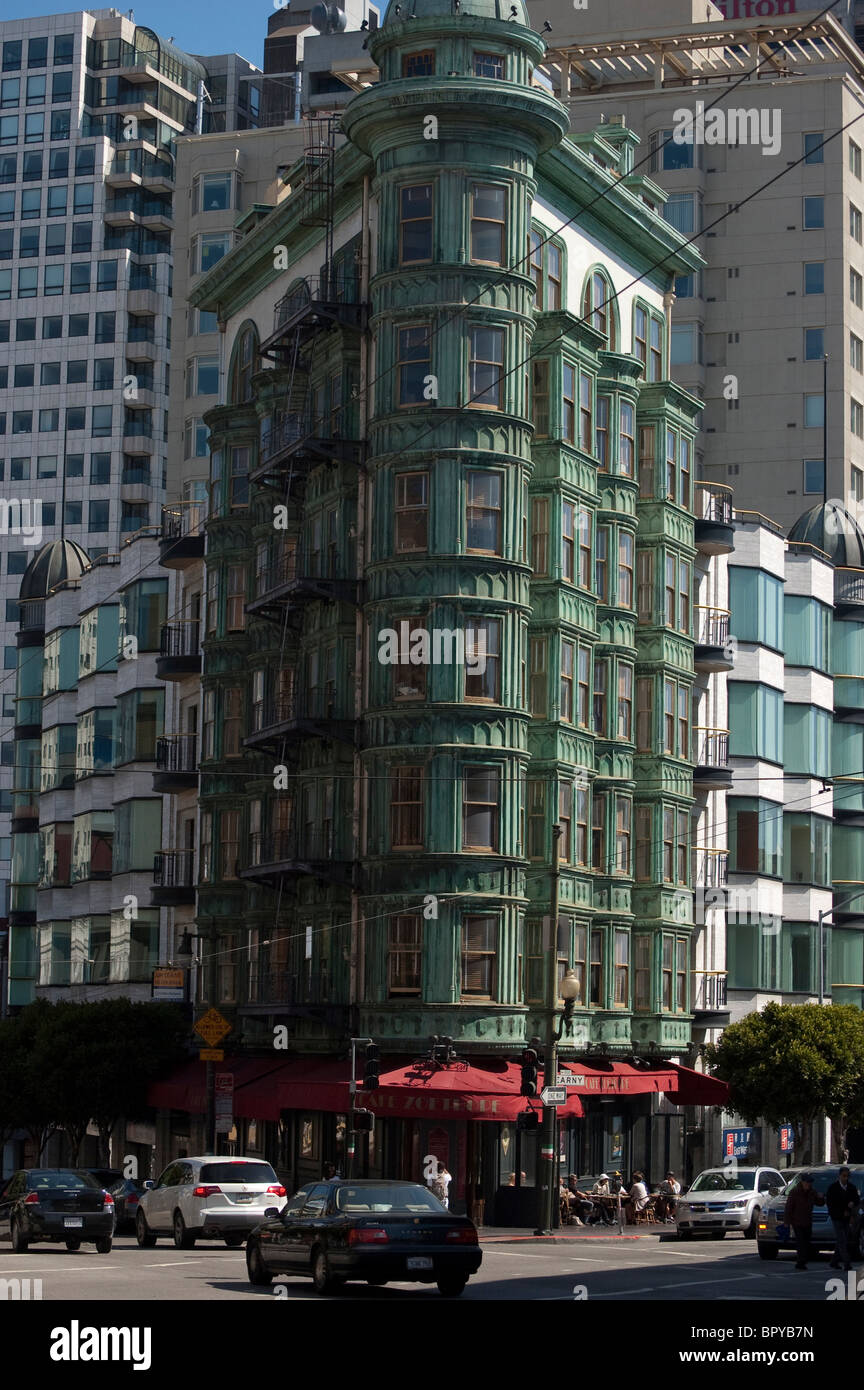 The historic Sentinel Building in the North Beach Area, San Francisco ...