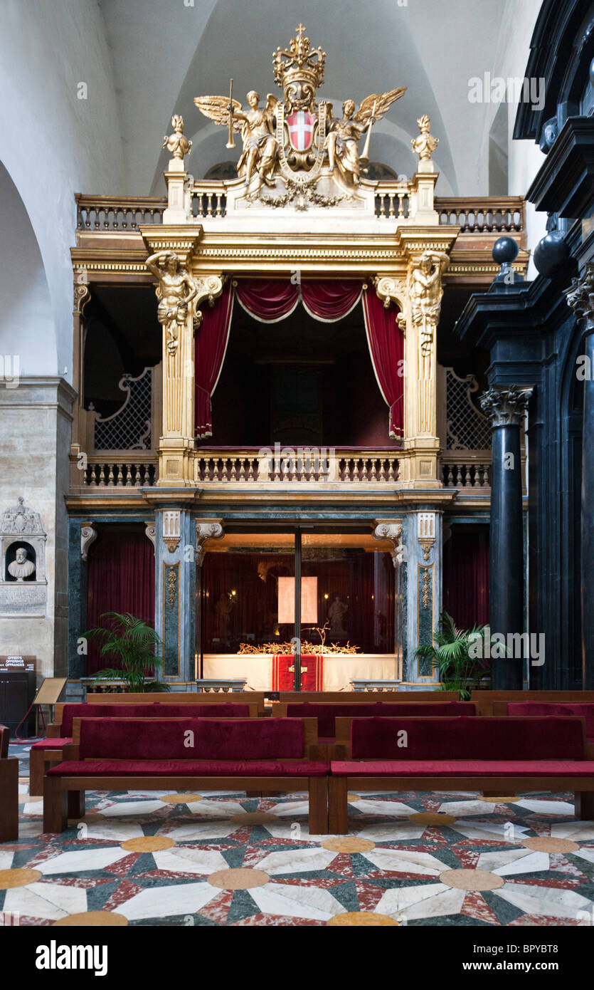 Italy,Turin, the Sindone chapel in the Cathedral Stock Photo - Alamy