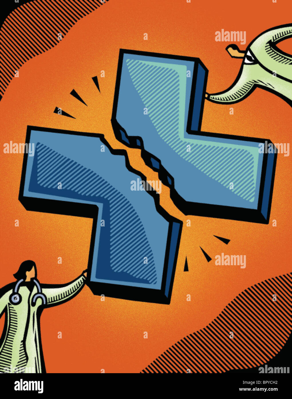 Medical service cross hi-res stock photography and images - Alamy