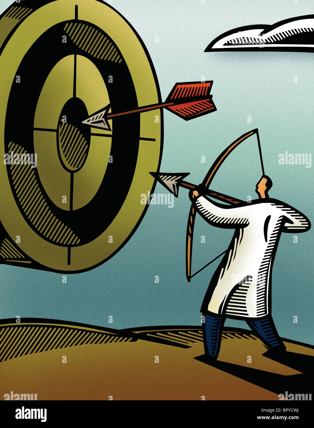 Shooting arrows hi-res stock photography and images - Alamy