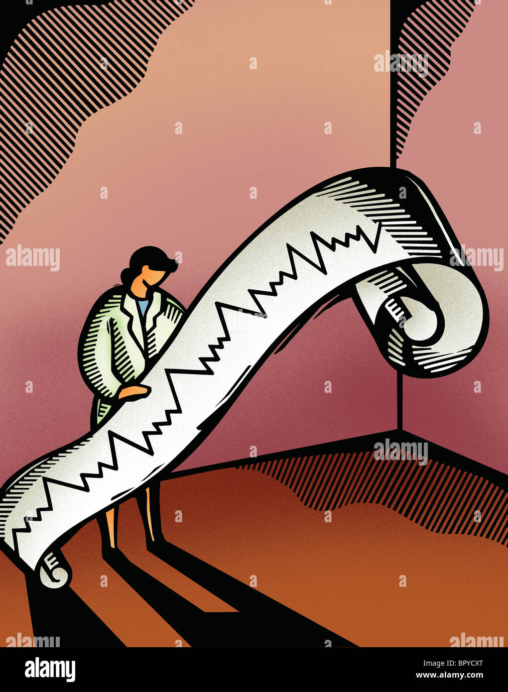 Digitally painted scroll hi-res stock photography and images - Alamy