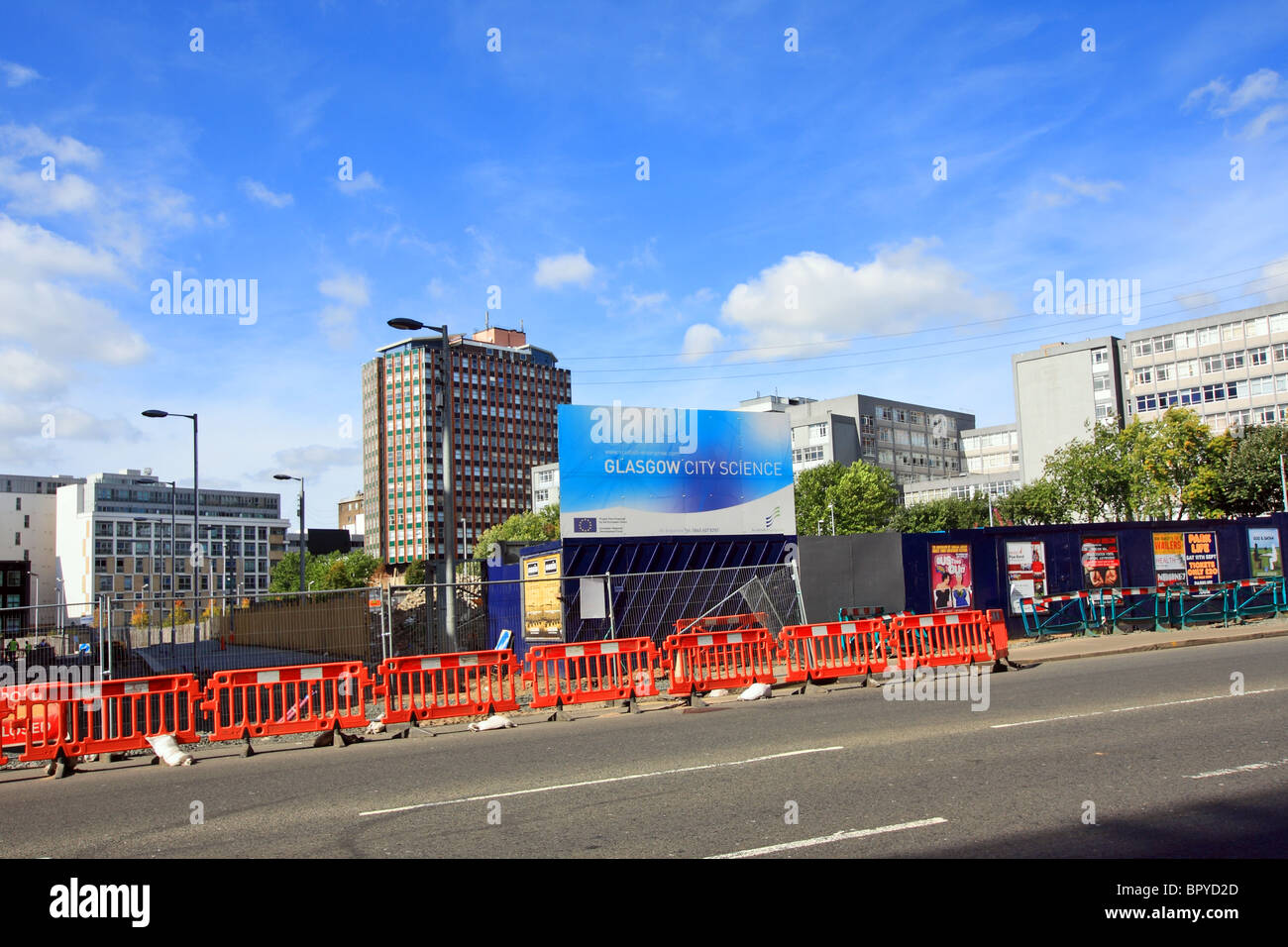Glasgow traffic skyline hi-res stock photography and images - Alamy