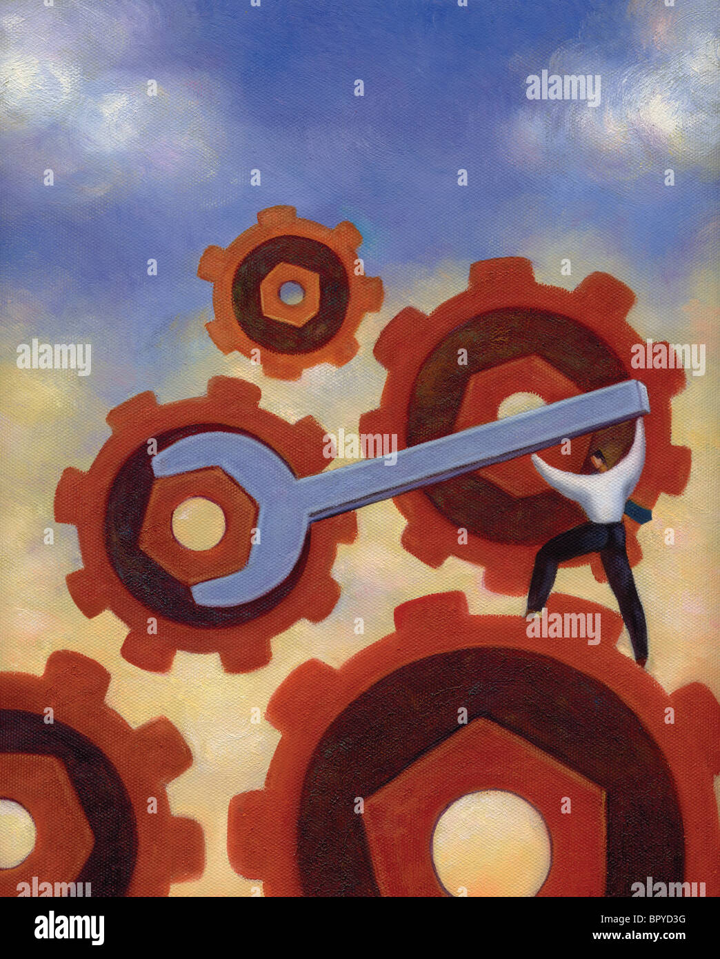 Giant wrench hi-res stock photography and images - Alamy