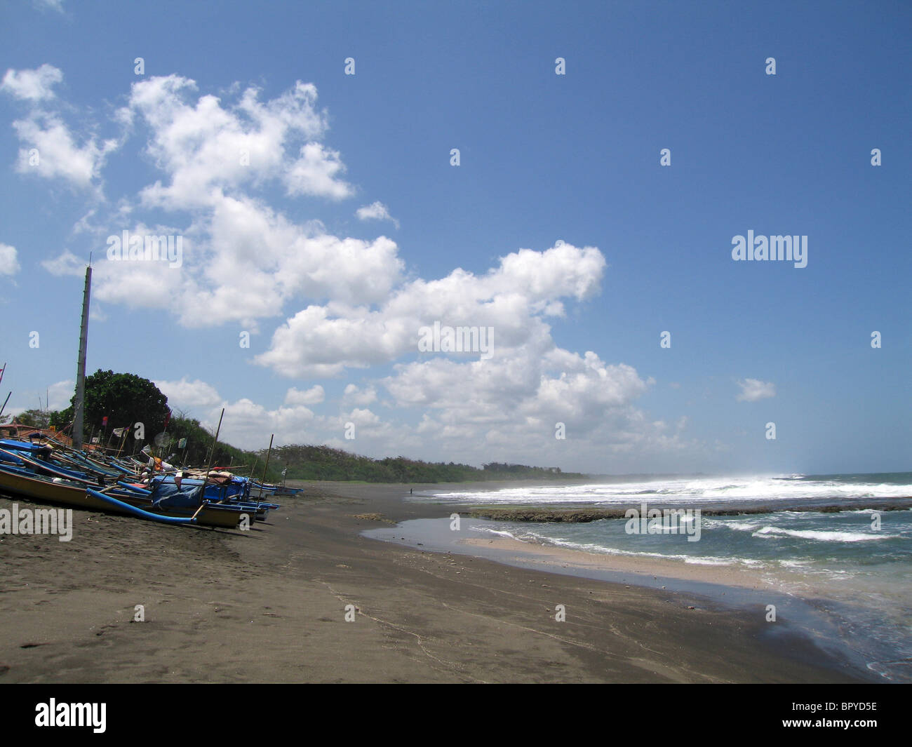 karanganyar beach central java indonesia karang anyar Stock Photo - Alamy