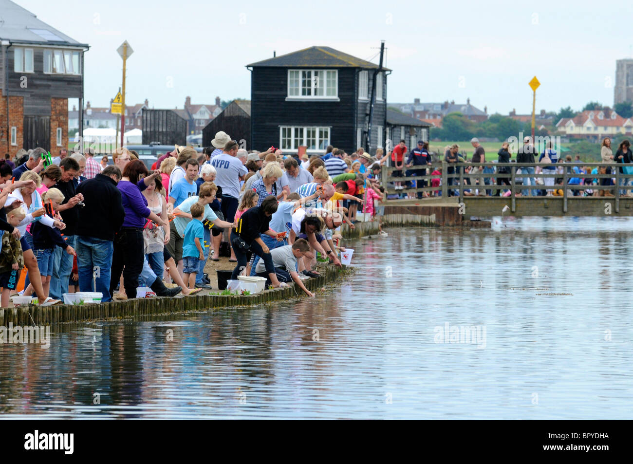 Walberswick, Suffolk. The Annual British Open Crabbing Championship at ...