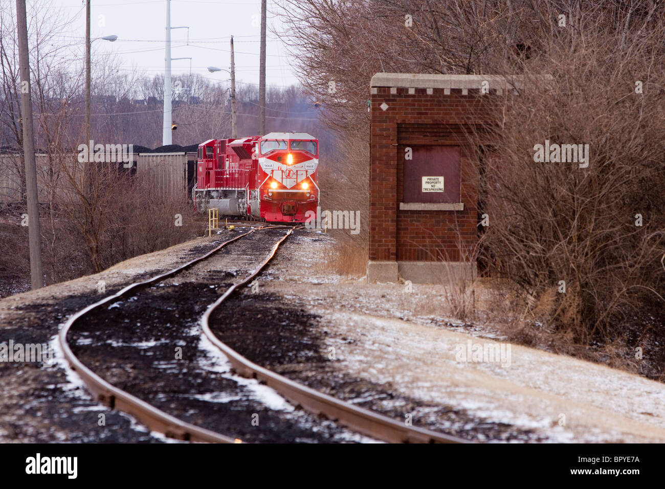 Coal train power plant hi-res stock photography and images - Alamy
