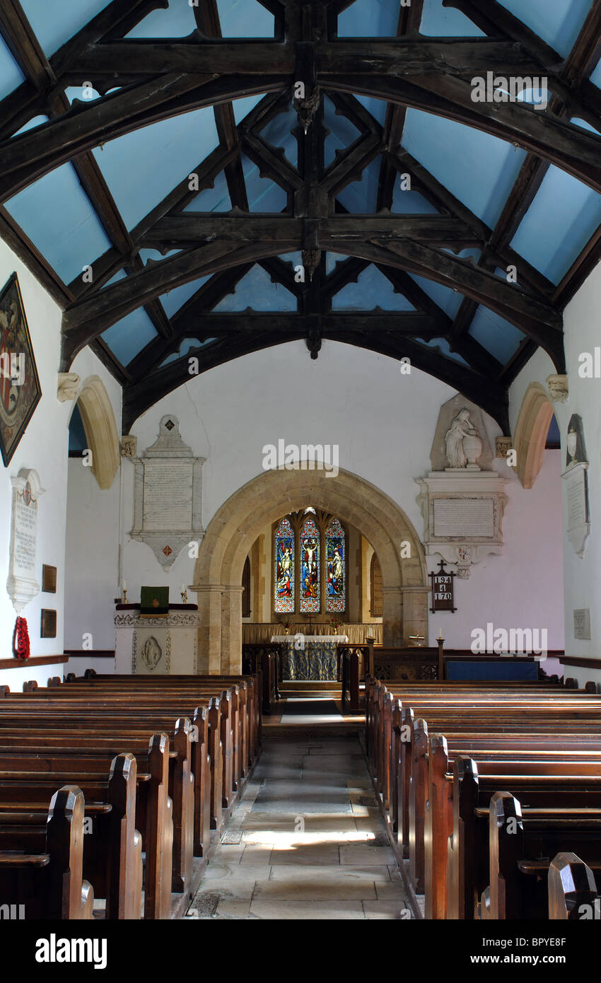St. Mary Magdalene Church, Adlestrop, Gloucestershire, England, UK ...