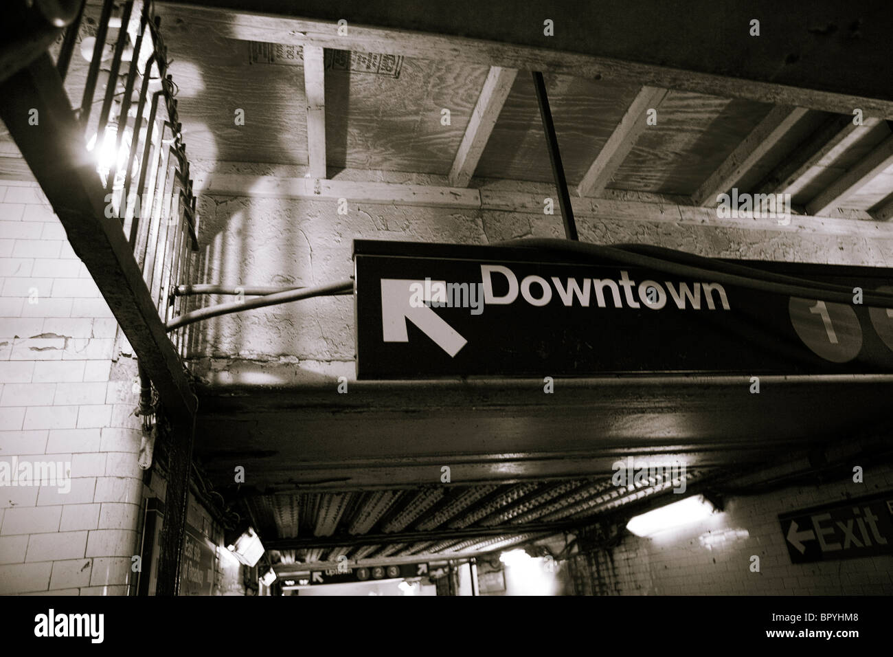 Downtown subway hi-res stock photography and images - Alamy