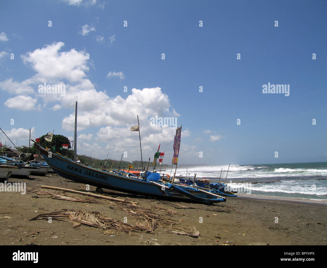 karanganyar beach central java indonesia Stock Photo - Alamy