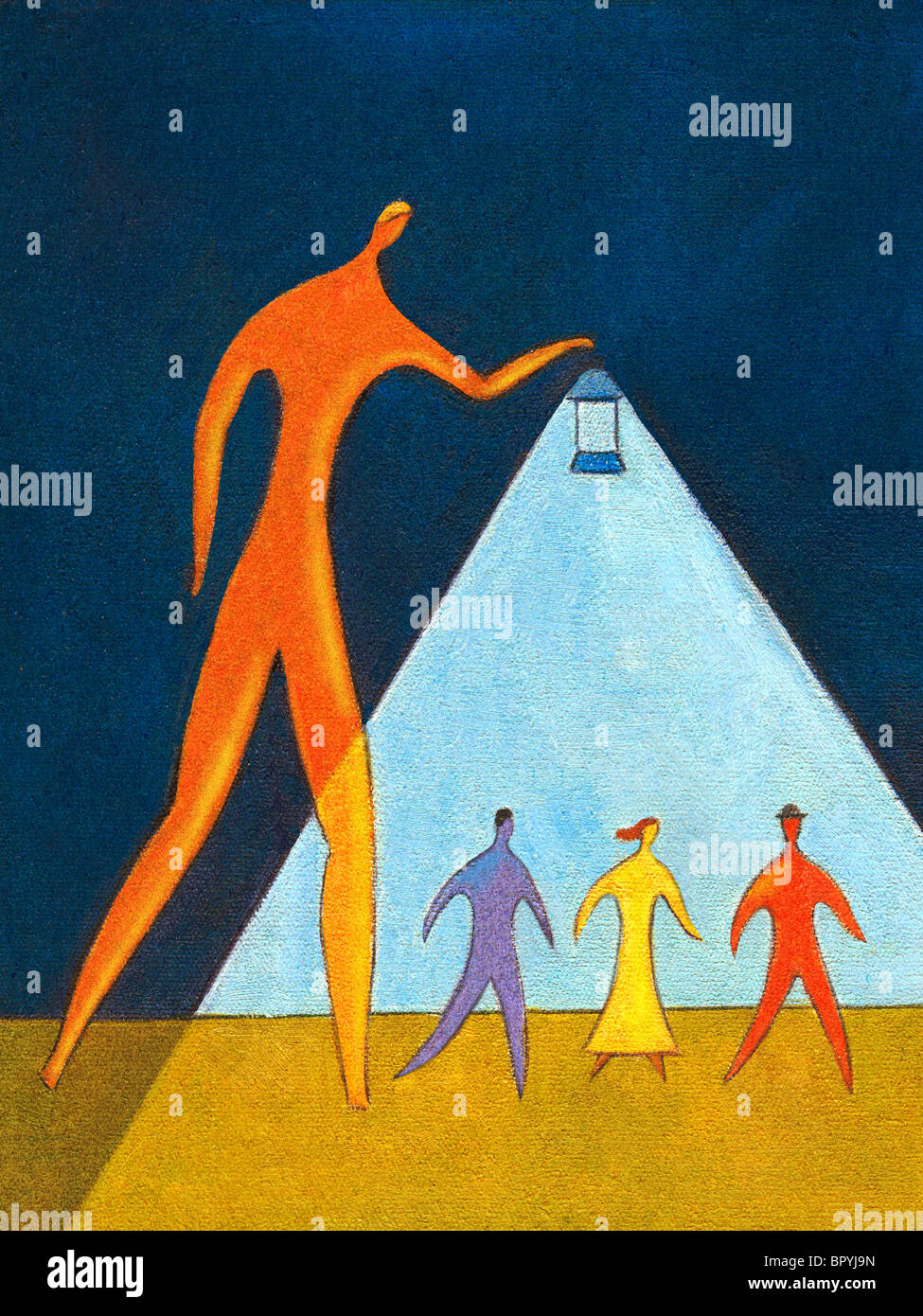 Man lantern hi-res stock photography and images - Alamy