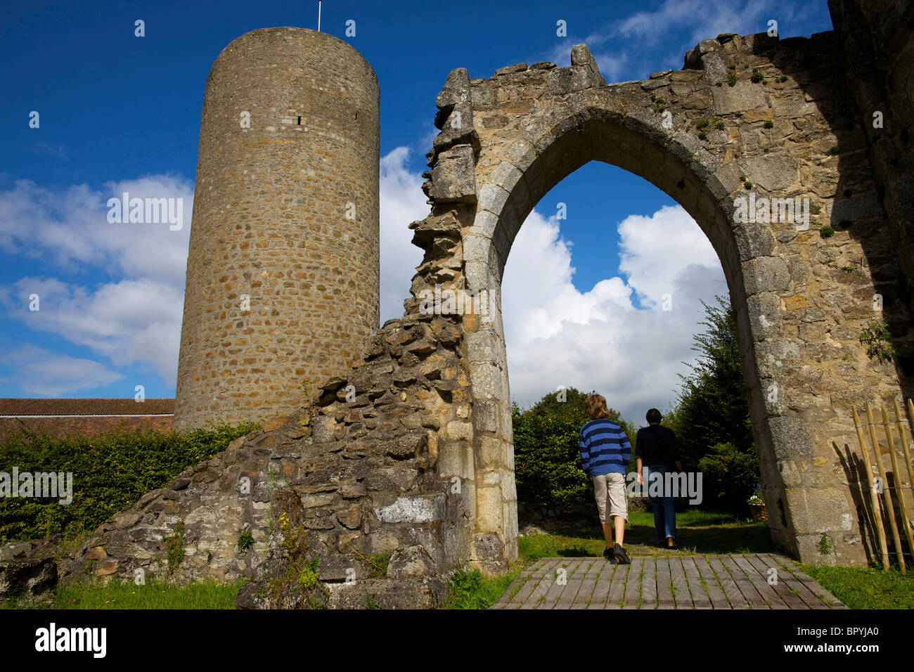 Castle of chalus hi-res stock photography and images - Alamy