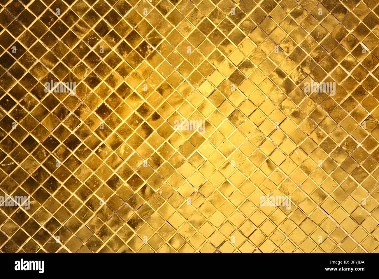 Golden square ceramic tile texture hi-res stock photography and images ...