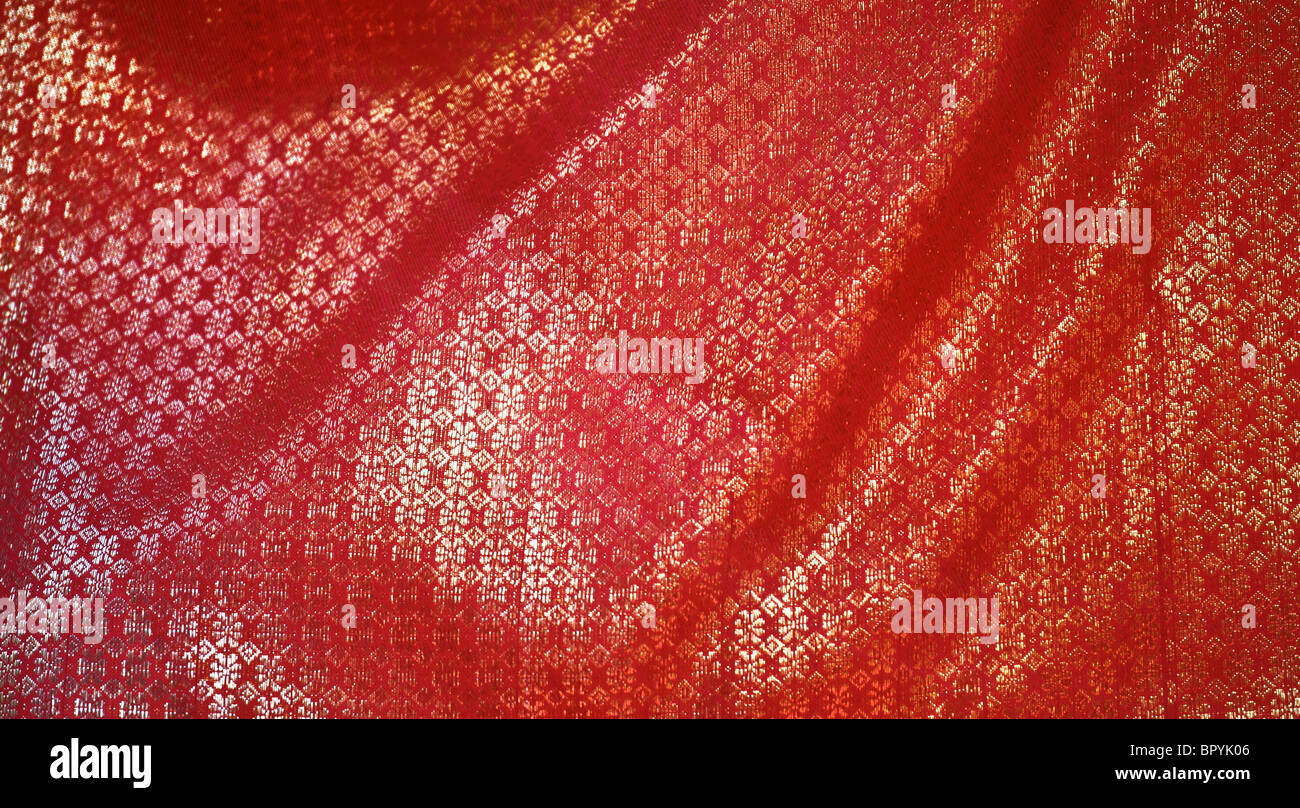 Gold fabric texture hi-res stock photography and images - Alamy