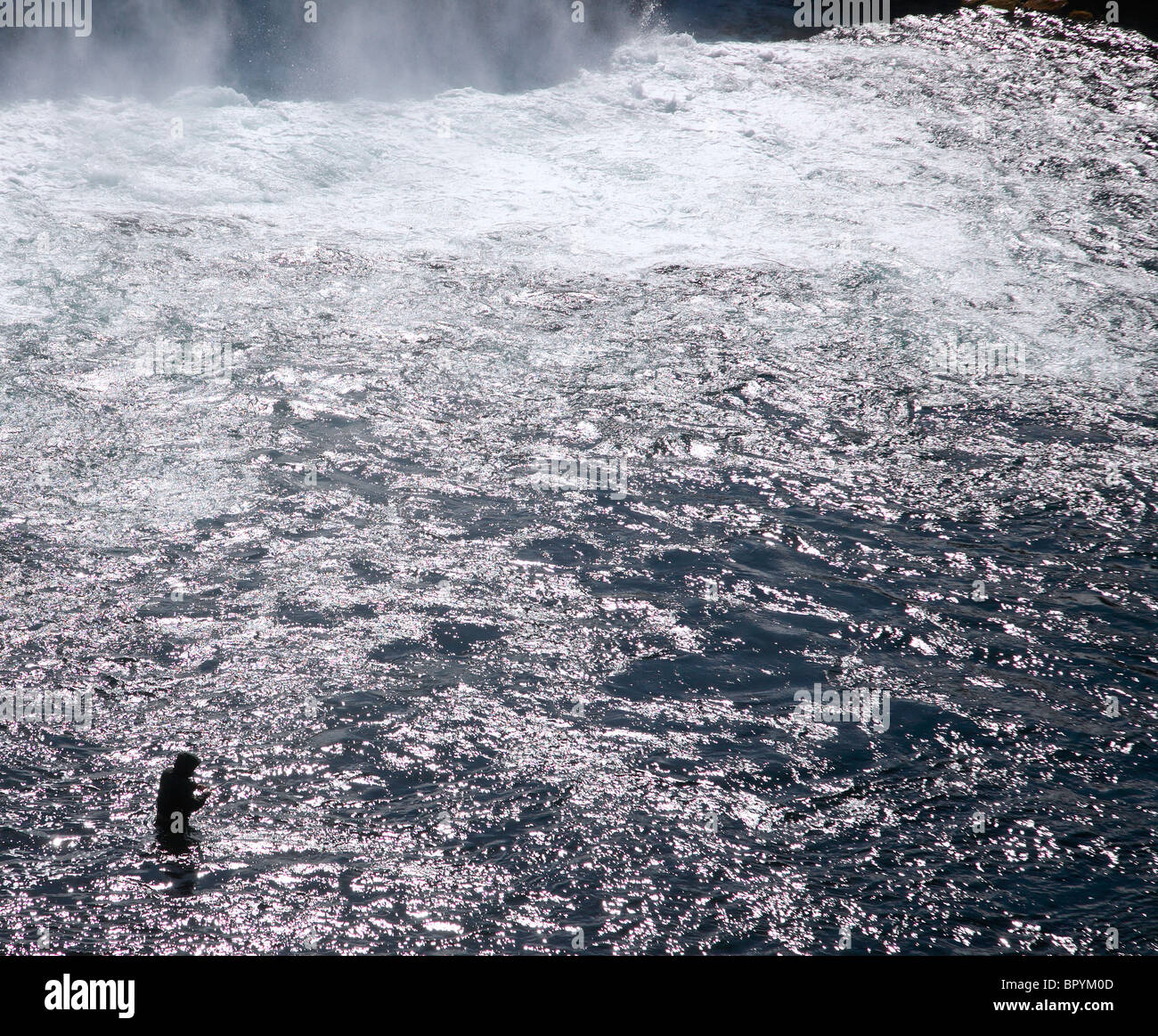 Fishing waterfall hi-res stock photography and images - Alamy