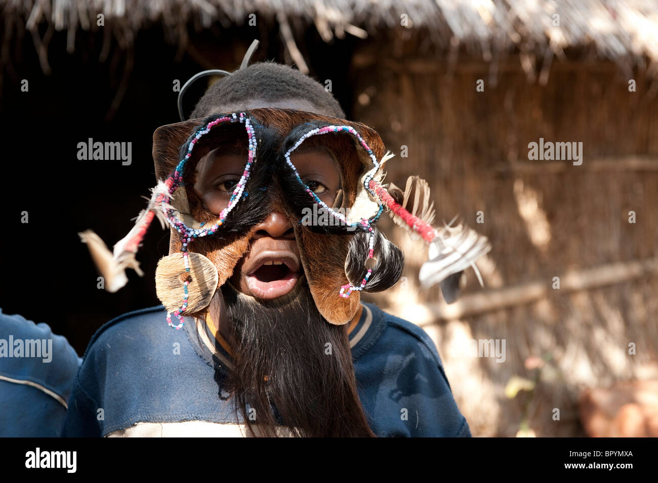 Phoka boy, Kandewe village, Rumphi region, Malawi Stock Photo - Alamy
