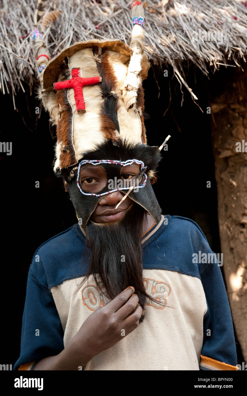 Phoka boy, Kandewe village, Rumphi region, Malawi Stock Photo - Alamy