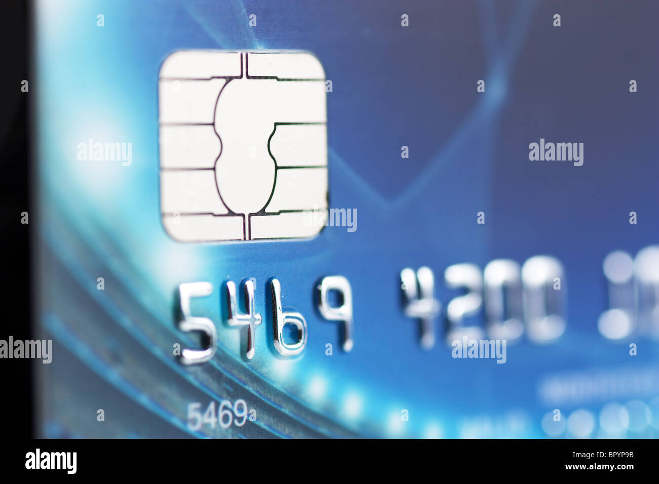 Macro view of credit card. Narrow focus Stock Photo - Alamy