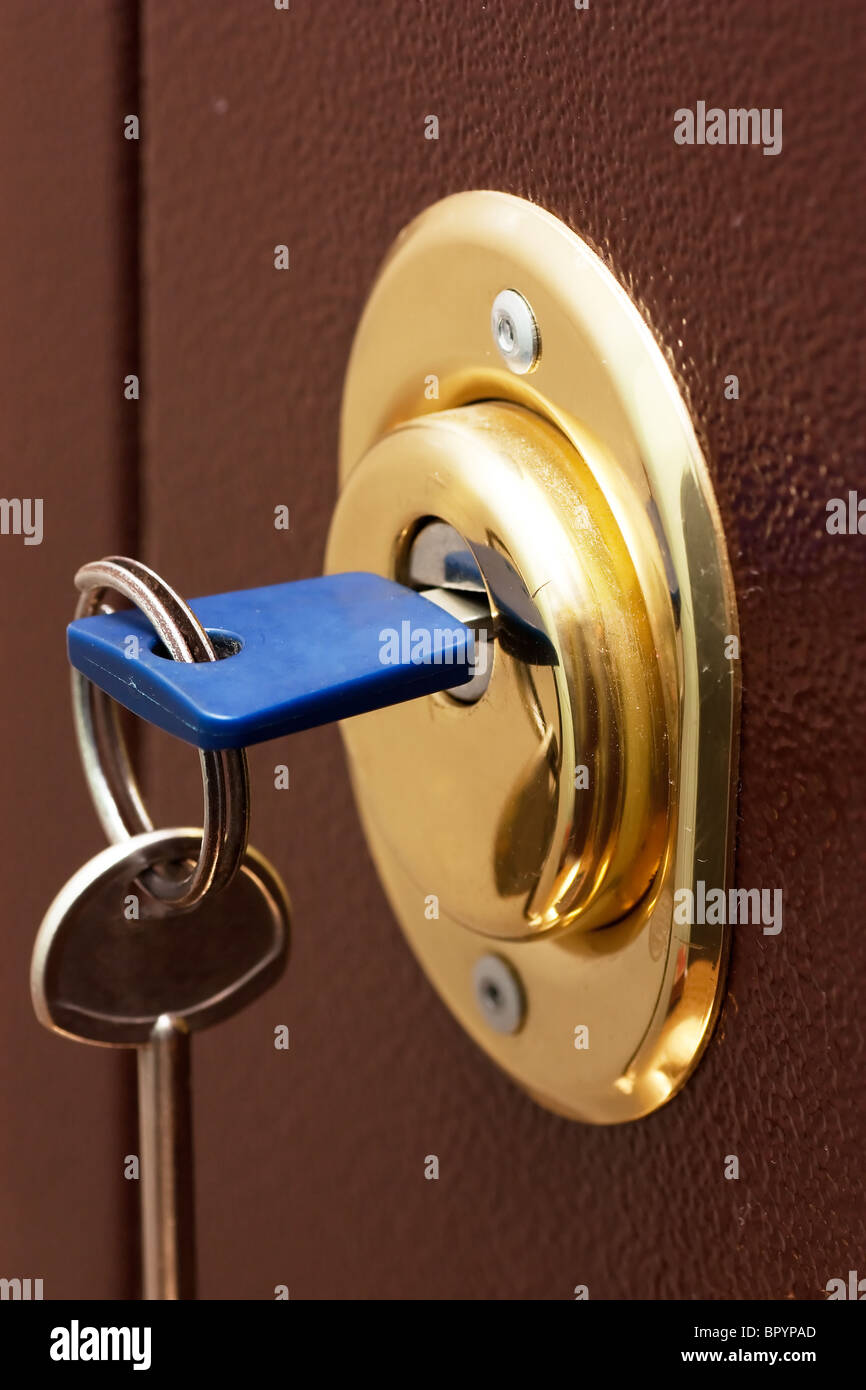 Door locking system hi-res stock photography and images - Alamy