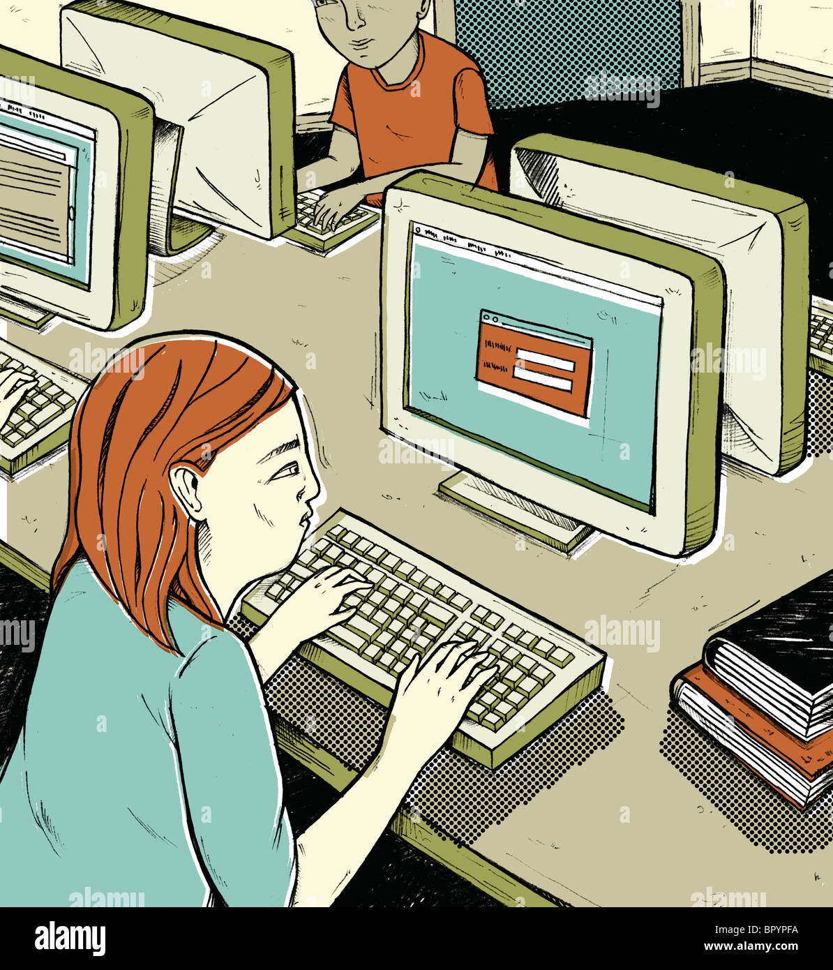 Student entering a classroom hi-res stock photography and images - Alamy