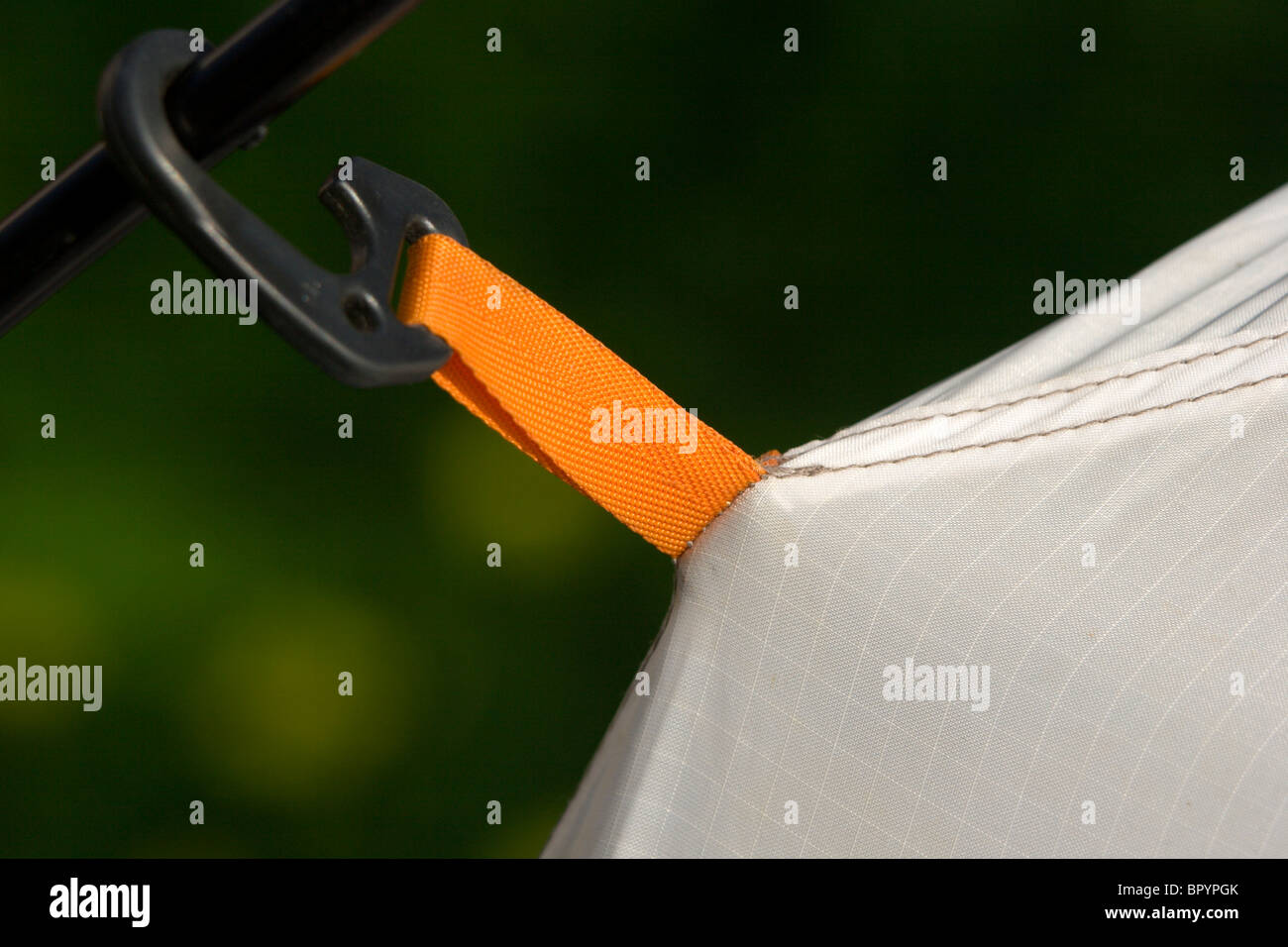 Detail of tent material Stock Photo - Alamy