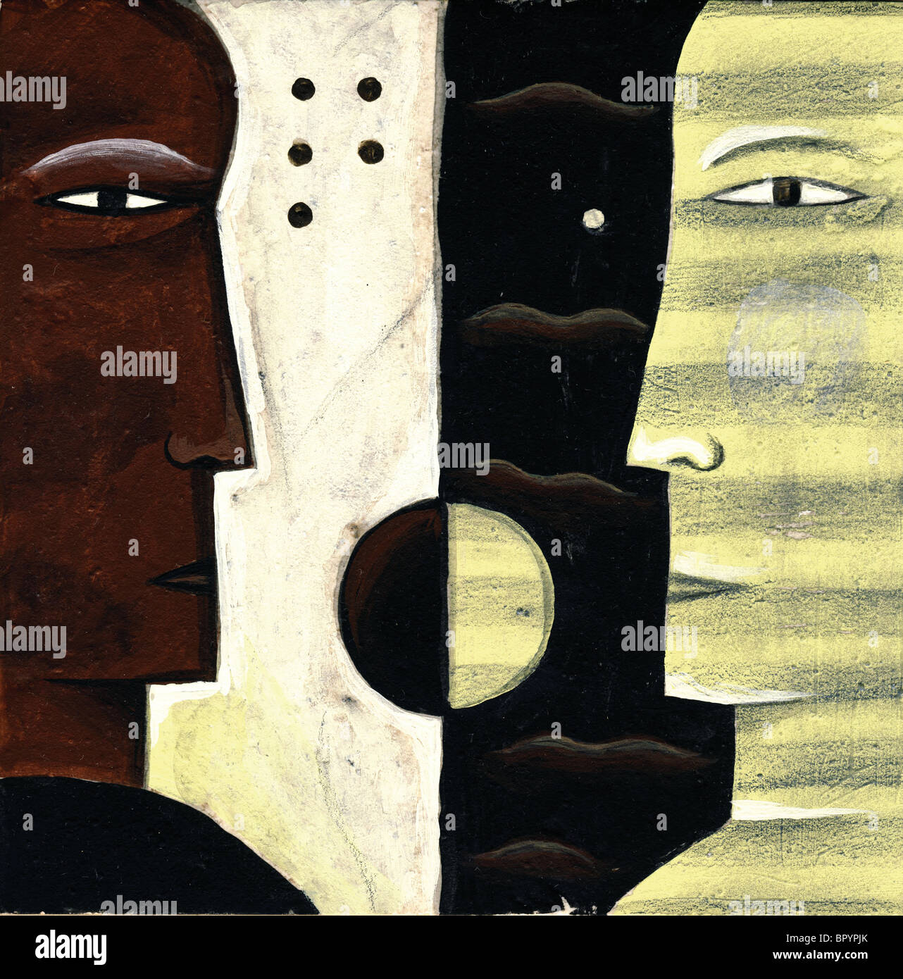 Two People Facing Each Other Stock Photos & Two People Facing Each ...