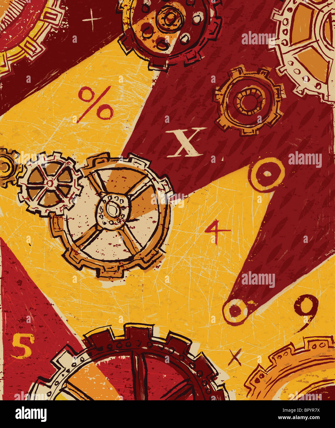 Gear numbers hi-res stock photography and images - Alamy