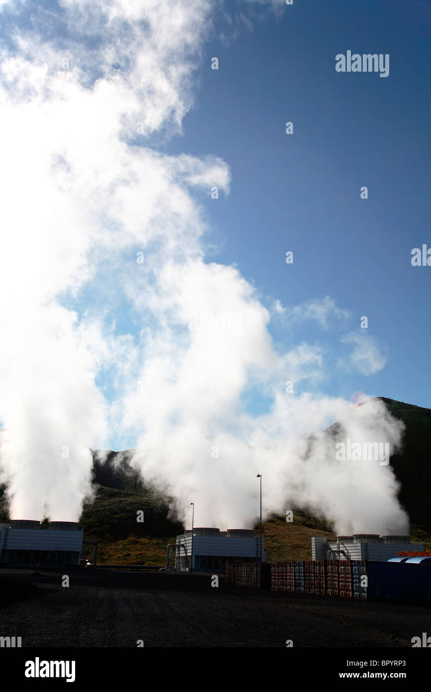 Iceland Geothermal Power Station Stock Photo - Alamy