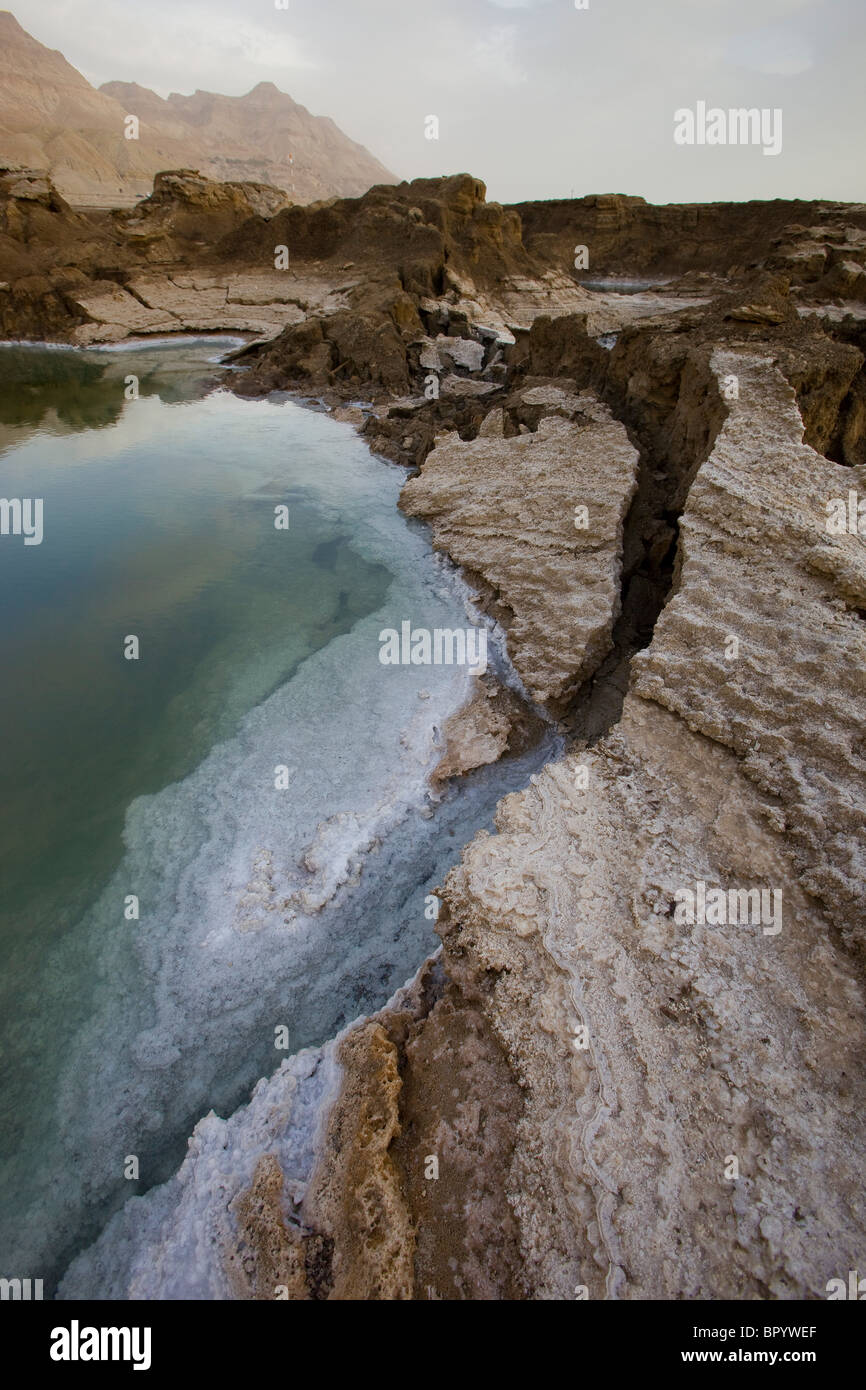 Aerial photograph of the landscape of the Dead sea Stock Photo - Alamy